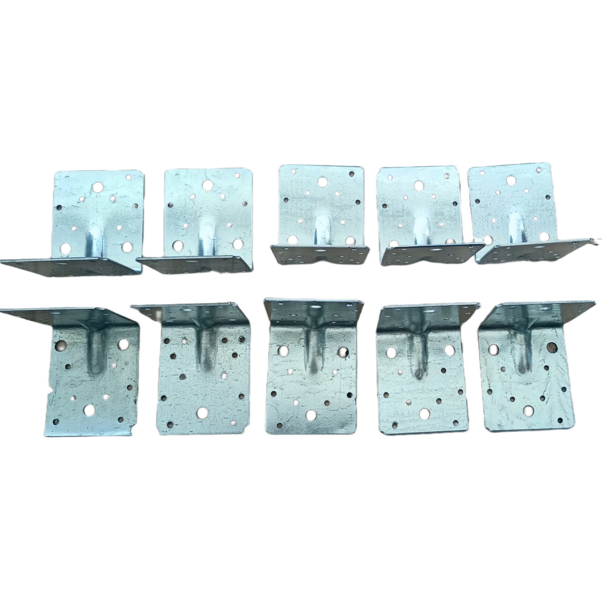 Set 10 coltar perforat pentru lemn Vinclu, 90 grade, tip 4n, zincat, 70 ...