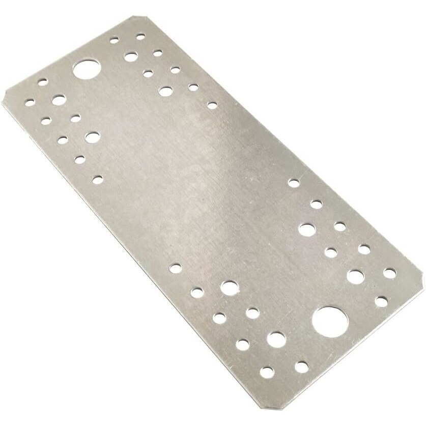 Set 10 Placa perforat pentru imbinare lemn, Montana, zincat, 210 x 90 ...