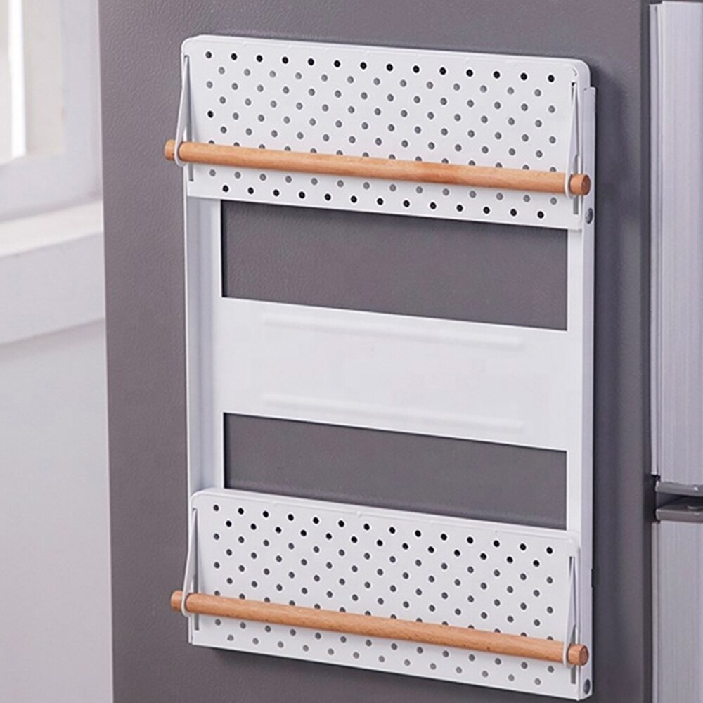 Raft metalic pentru condimente, Quasar & Co.®, 2 polite, suport rola ...