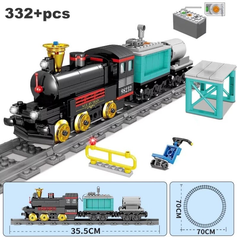 Set de constructie, 316 Piese, Tren Electric Oliver - eMAG.ro