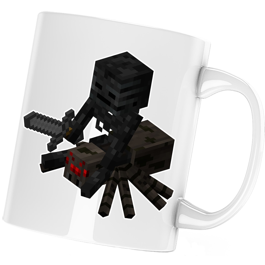 Чаша Cave Spider Rider Minecraft, Бял, 330 мл - eMAG.bg