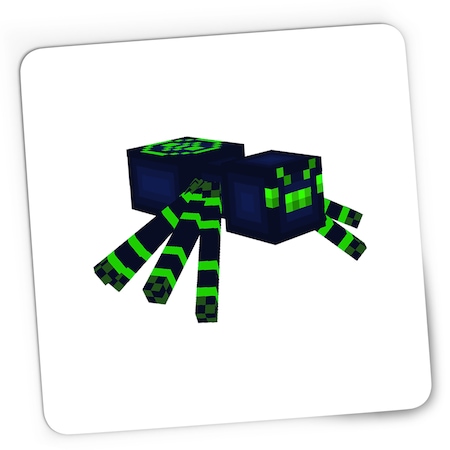Геймърска подложка за мишка Minecraft Green Spider, 21x19 см - eMAG.bg