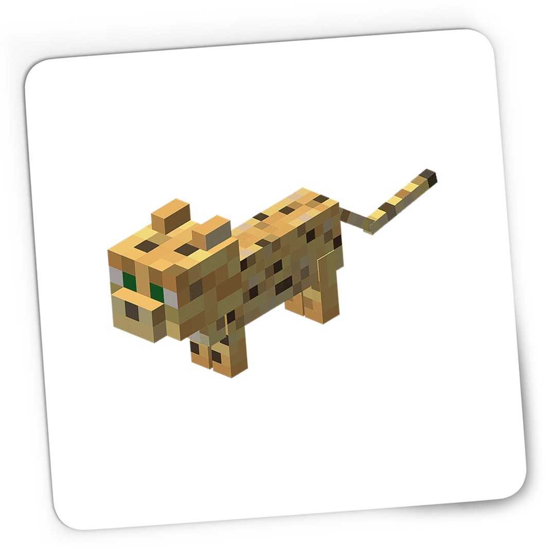 Gaming Egérpad Minecraft Ocelot Mob, 21x19 cm - eMAG.hu