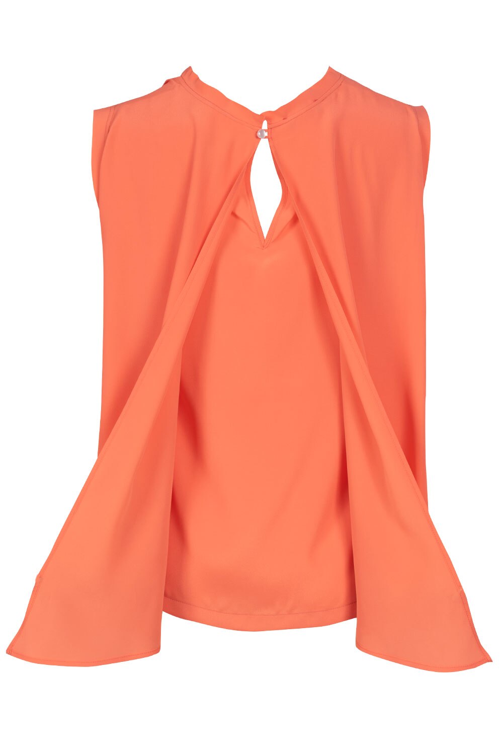 Bluza din matase, roz corai uni 50 - eMAG.ro