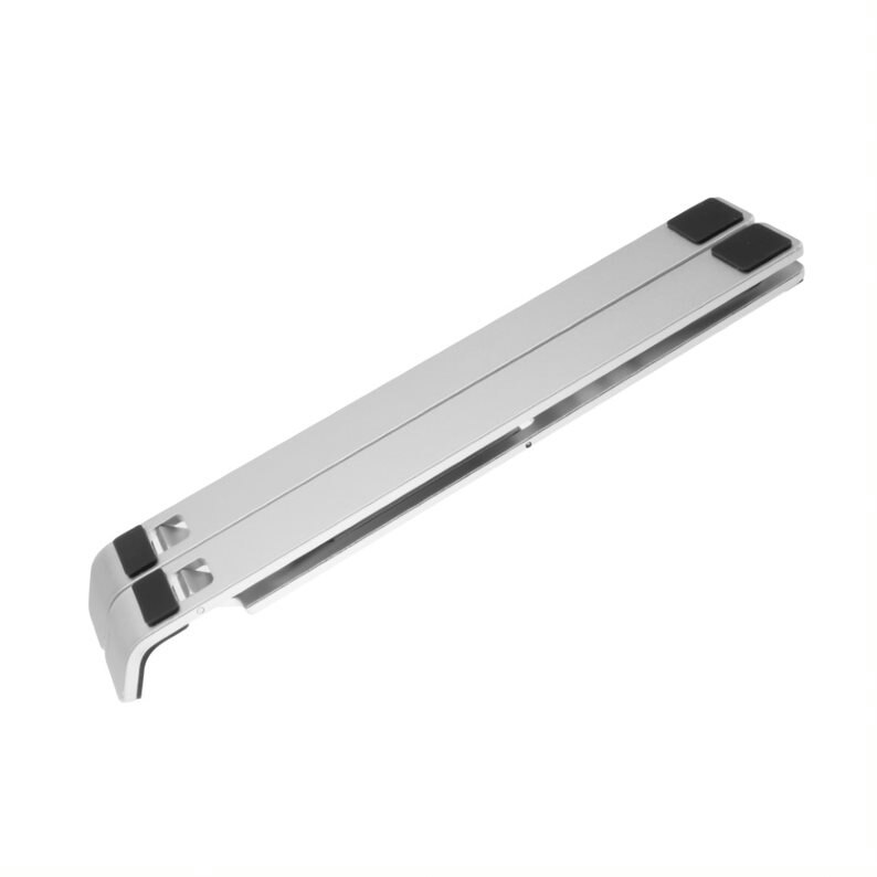 Suport pentru laptop Fixed Frame Fold, Aluminiu, pliabil, Argintiu ...