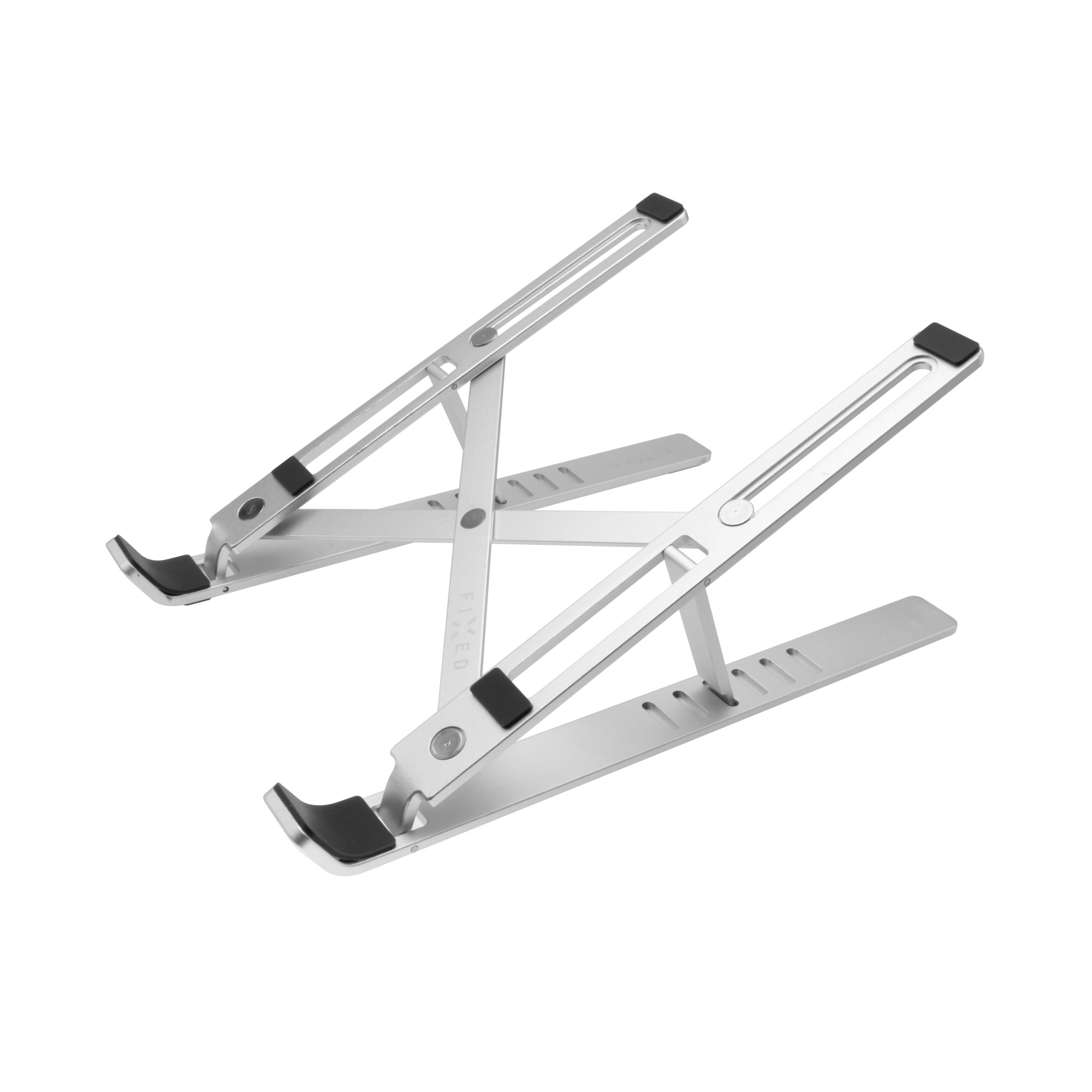 Suport pentru laptop Fixed Frame Fold, Aluminiu, pliabil, Argintiu ...