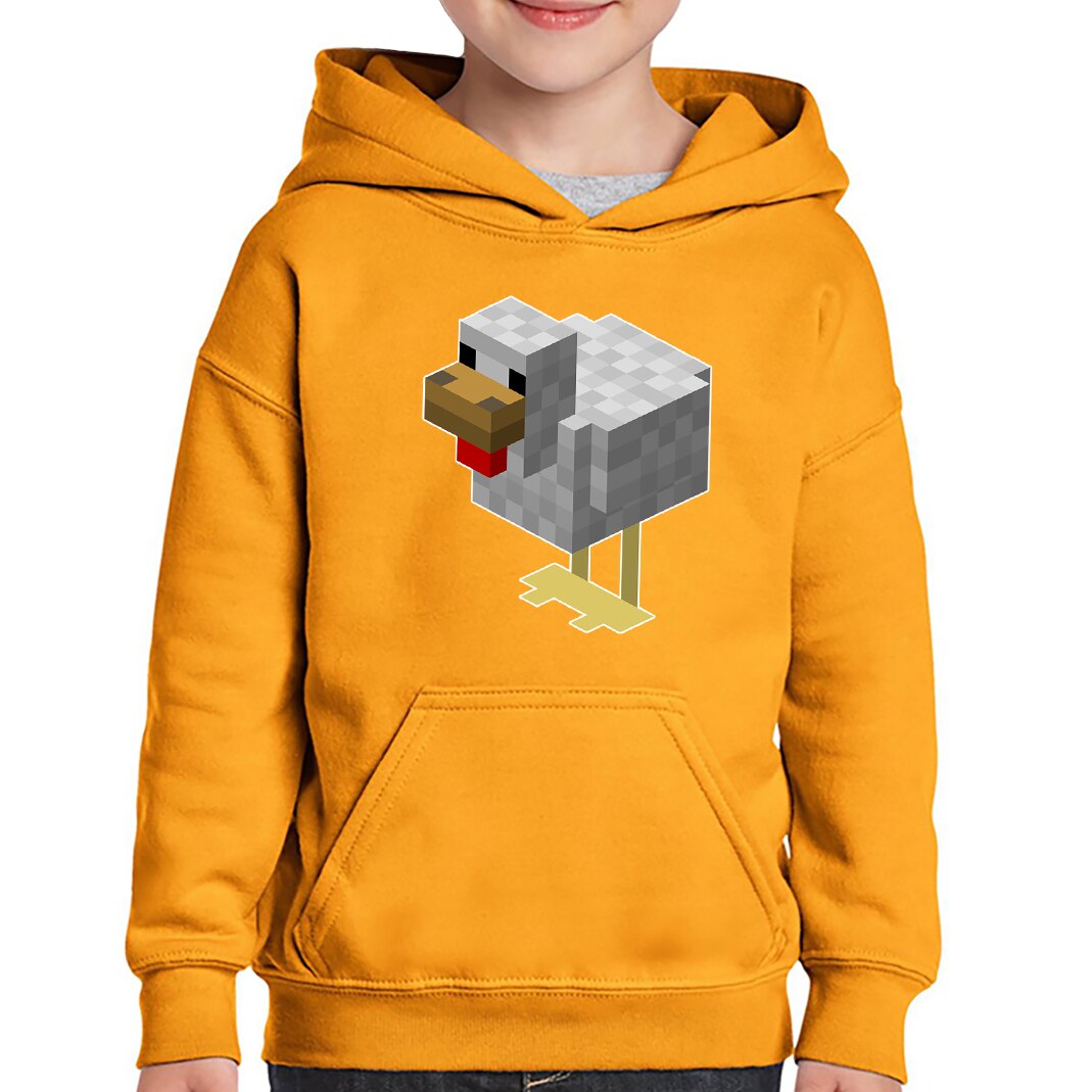 Детски суичър Minecraft Sheath, Оранжев, Размер 9-11 години - eMAG.bg