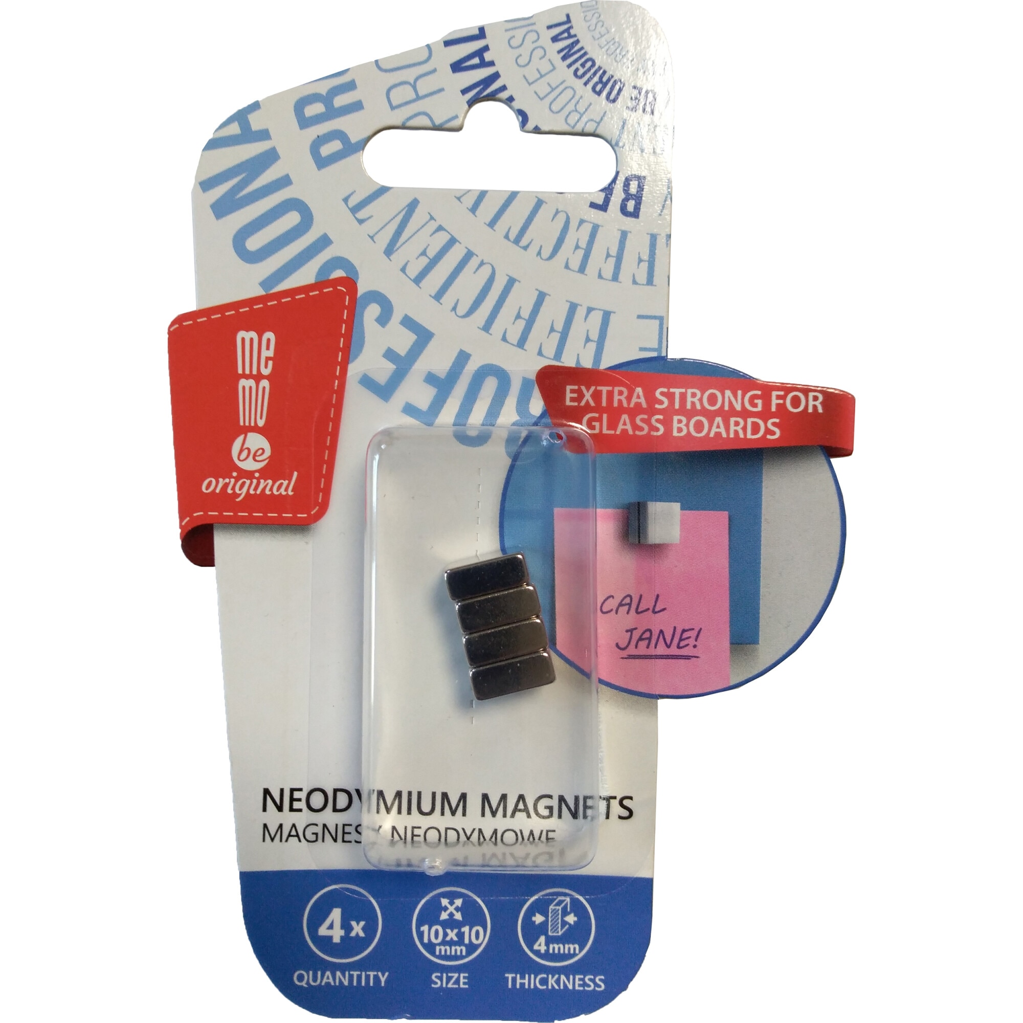 Magneti pentru Tabla de Sticla MemoBe, 1x1 cm, 4 buc/Set, Argintii ...