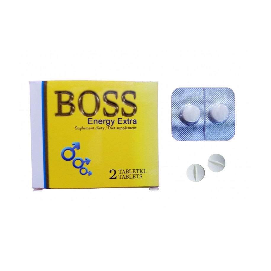 Boss Energy Extra erekciót stimuláló kapszula, sárga, 2 kapszula - eMAG.hu