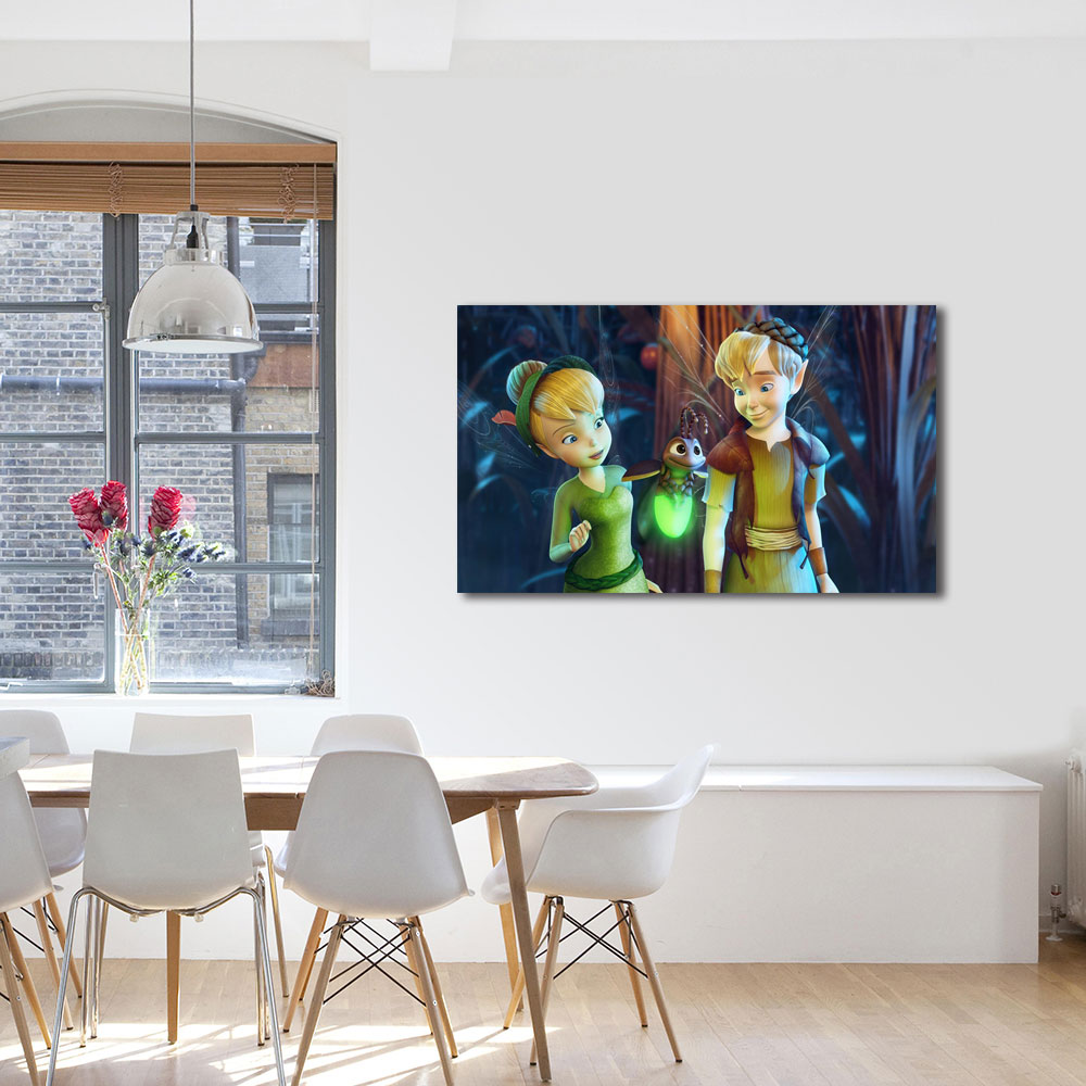 Prémium vászonfestmény, Art Star, Tinker Bell és Terence, Animációk ...