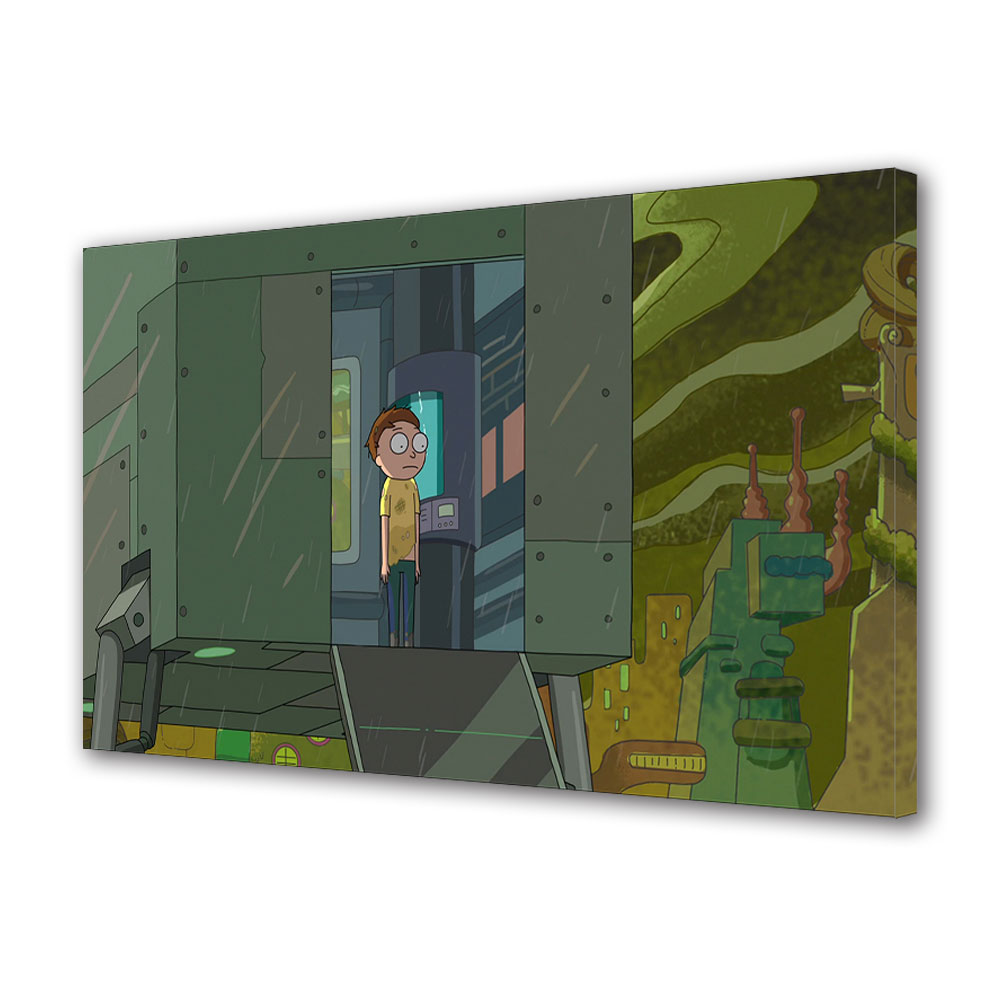 Prémium vászonfestmény, Art Star, Frozen Morty, Animációk, Vászon fa ...