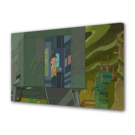 Prémium vászonfestmény, Art Star, Frozen Morty, Animációk, Vászon fa ...