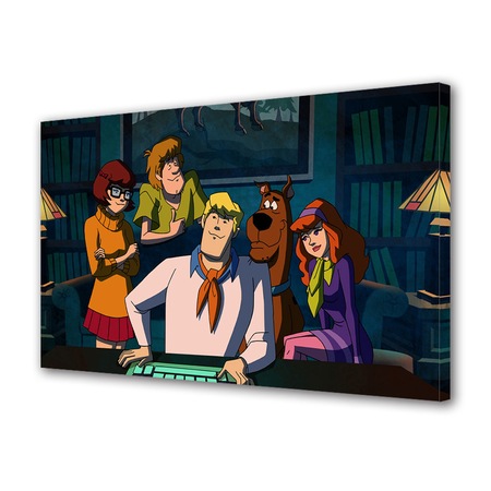 Prémium vászonfestés, Art Star, Scooby Doo csapat információt keres ...