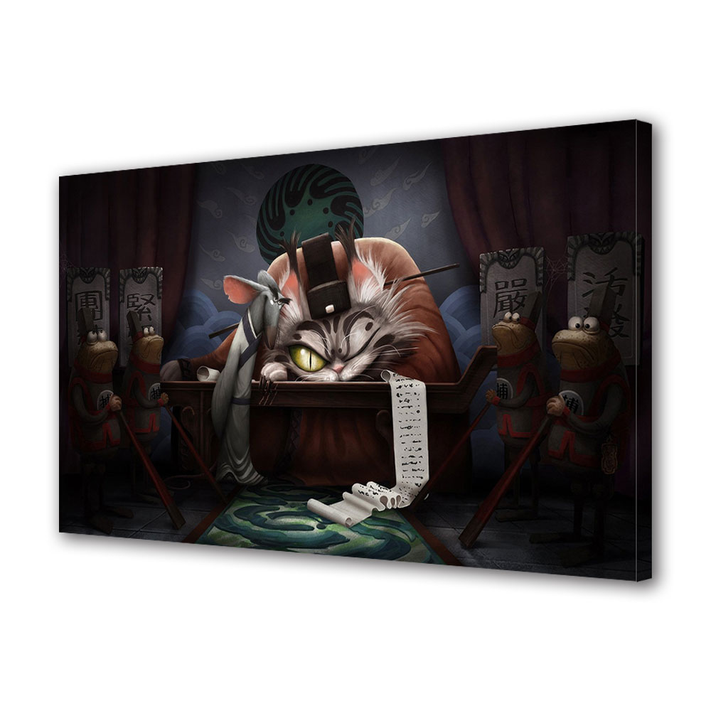 Prémium vászonfestmény, Art Star, Sefa Cat, Animációk, Vászon fa ...