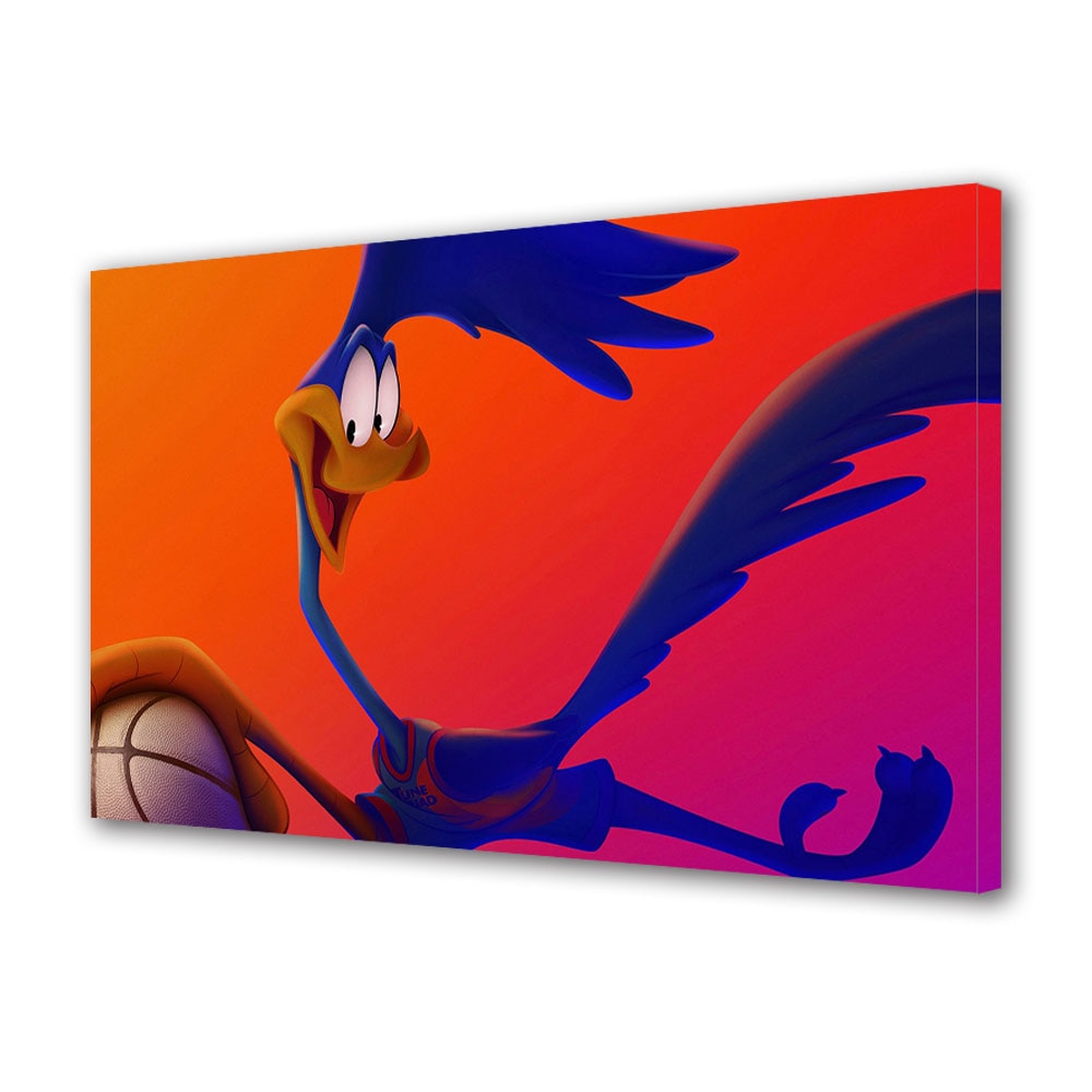 Prémium vászonfestmény, Art Star, Roadrunner Space Jam 2, Animációk ...