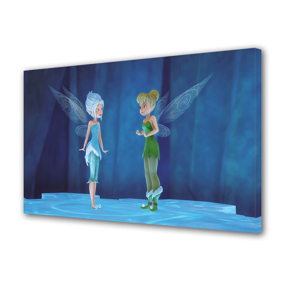 Prémium vászonfestmény, Art Star, Tinker Bell jégen, Animációk, Vászon ...