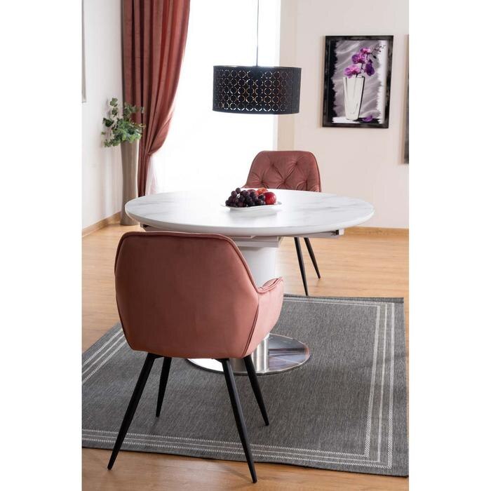 Scaun Cherry, ACAJU, Bluvel 52 roz antic, 44 x 45 x 92 cm - eMAG.ro