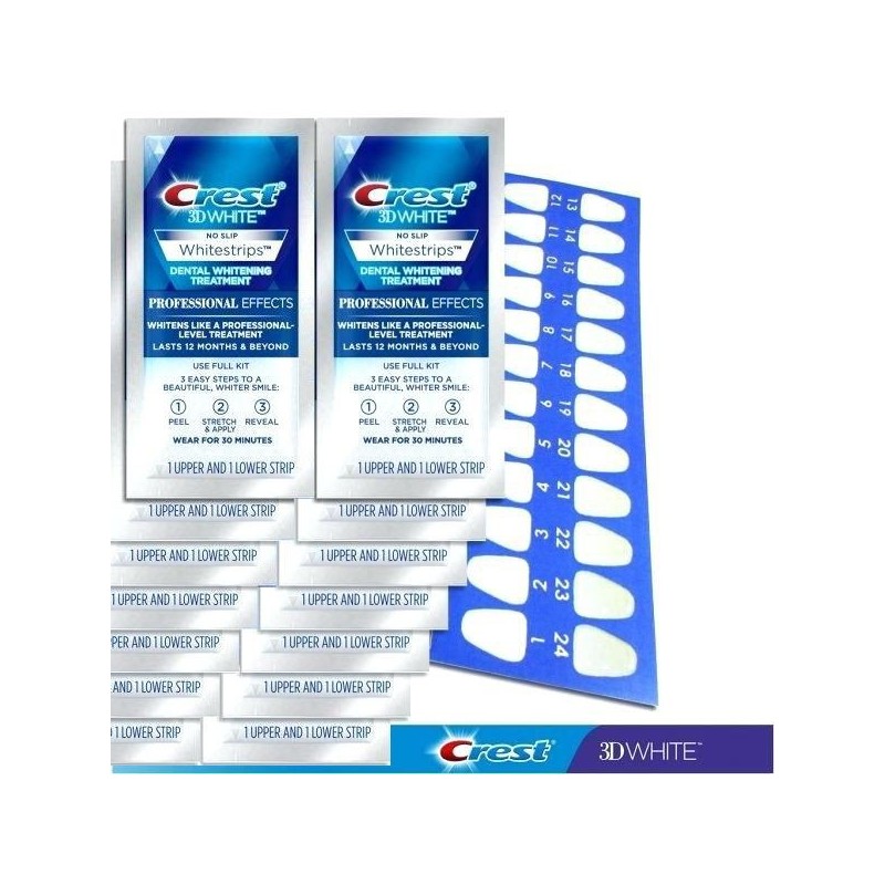 Комплект ленти за избелване на зъби Crest 3d 10 концентрация 28 ленти Emag Bg