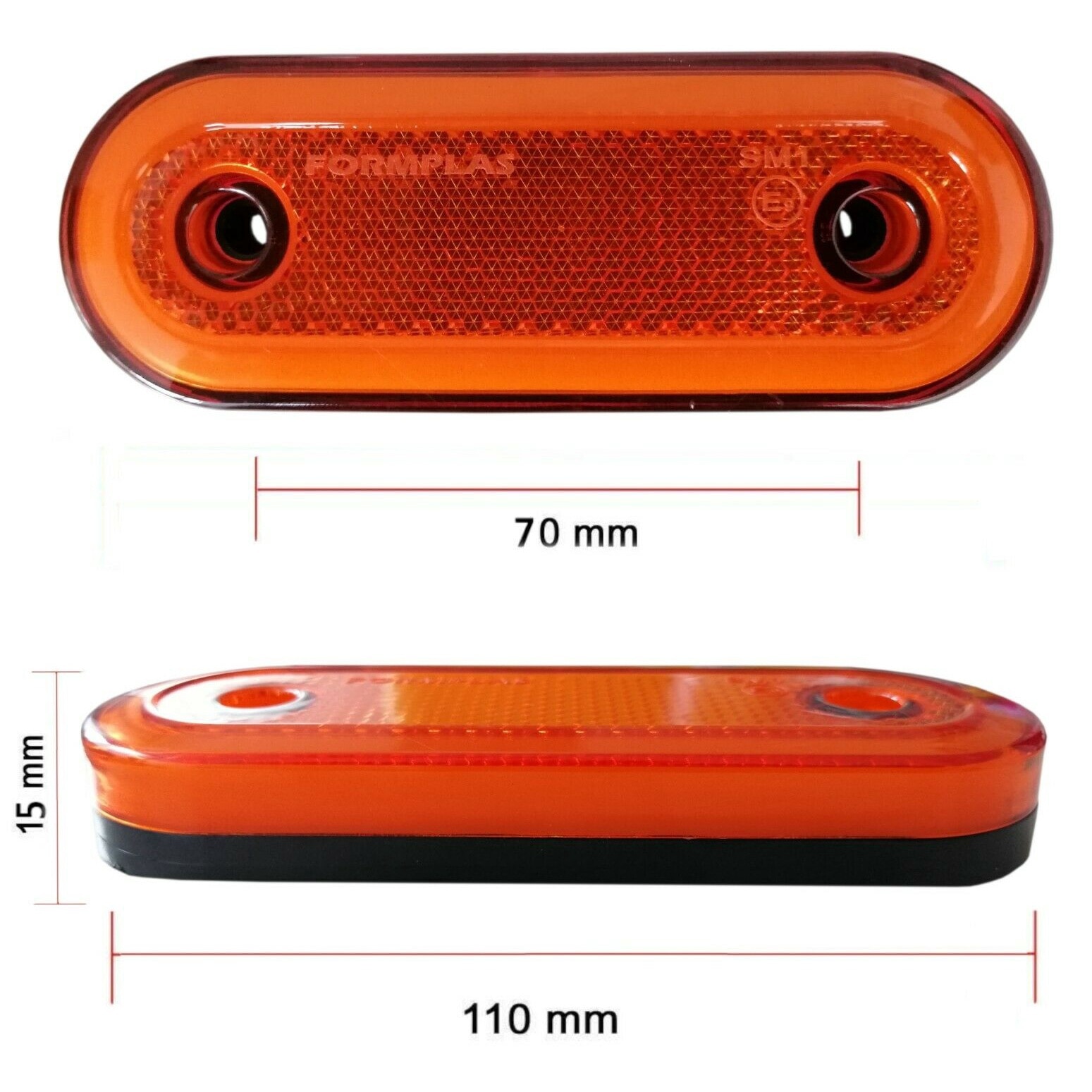 Set 10X Lampa Gabarit, Contur Iluminat, 20LED-uri, Galbena, Portocaliu ...
