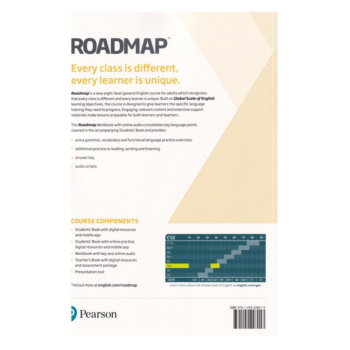 Roadmap A2+, Workbook with key and online audio, Katy Kelly, Michael ...