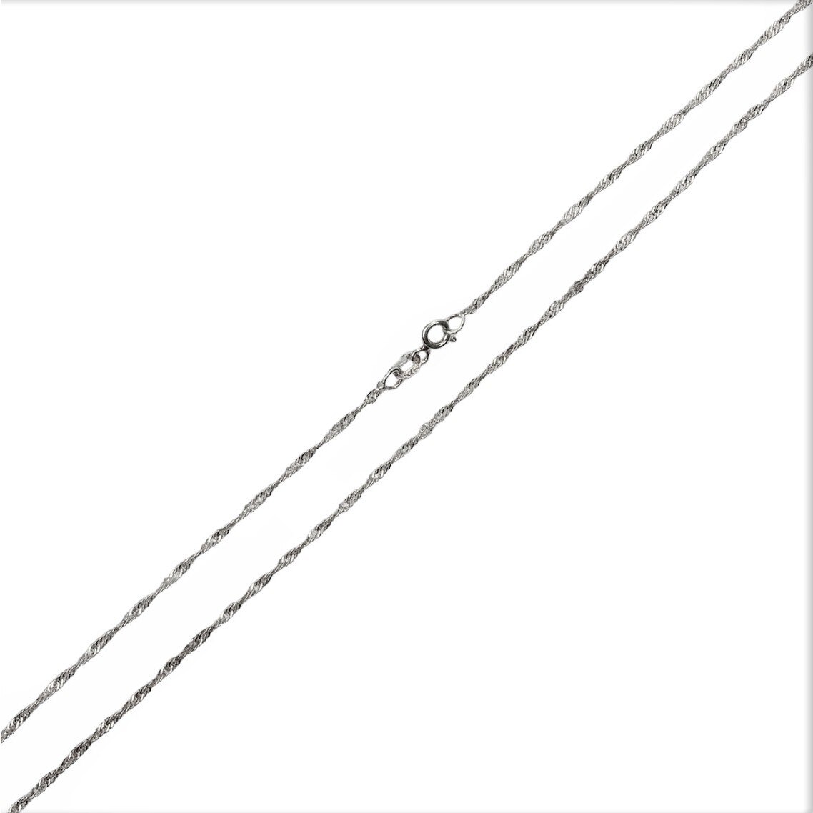 Lantisor din Argint 925 model Rasucit 39 cm - eMAG.ro