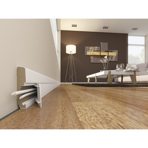 Plinta MDF Vox Estilo E601 alb 2400x80x22 mm - eMAG.ro