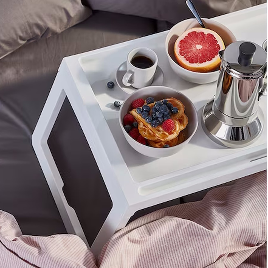Tava tip masuta cu picioare pliante pentru laptop sau servire mic-dejun ...