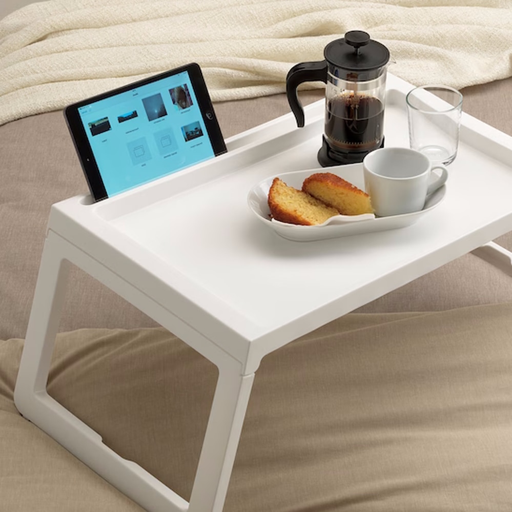 Tava tip masuta cu picioare pliante pentru laptop sau servire mic-dejun ...