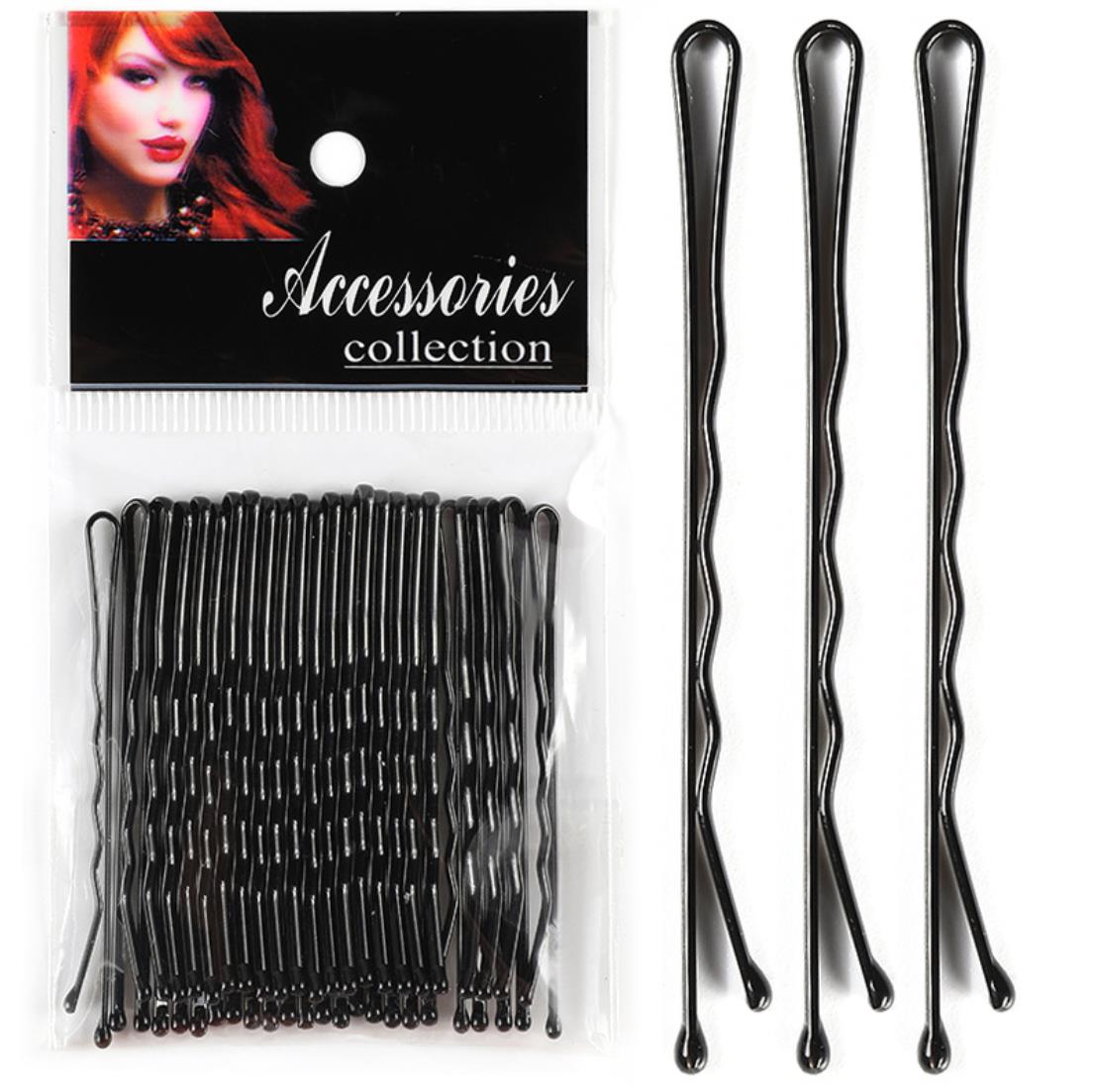 Set agrafe de par clasice, Pili-Paradise, Bobby Pins, Negru - eMAG.ro