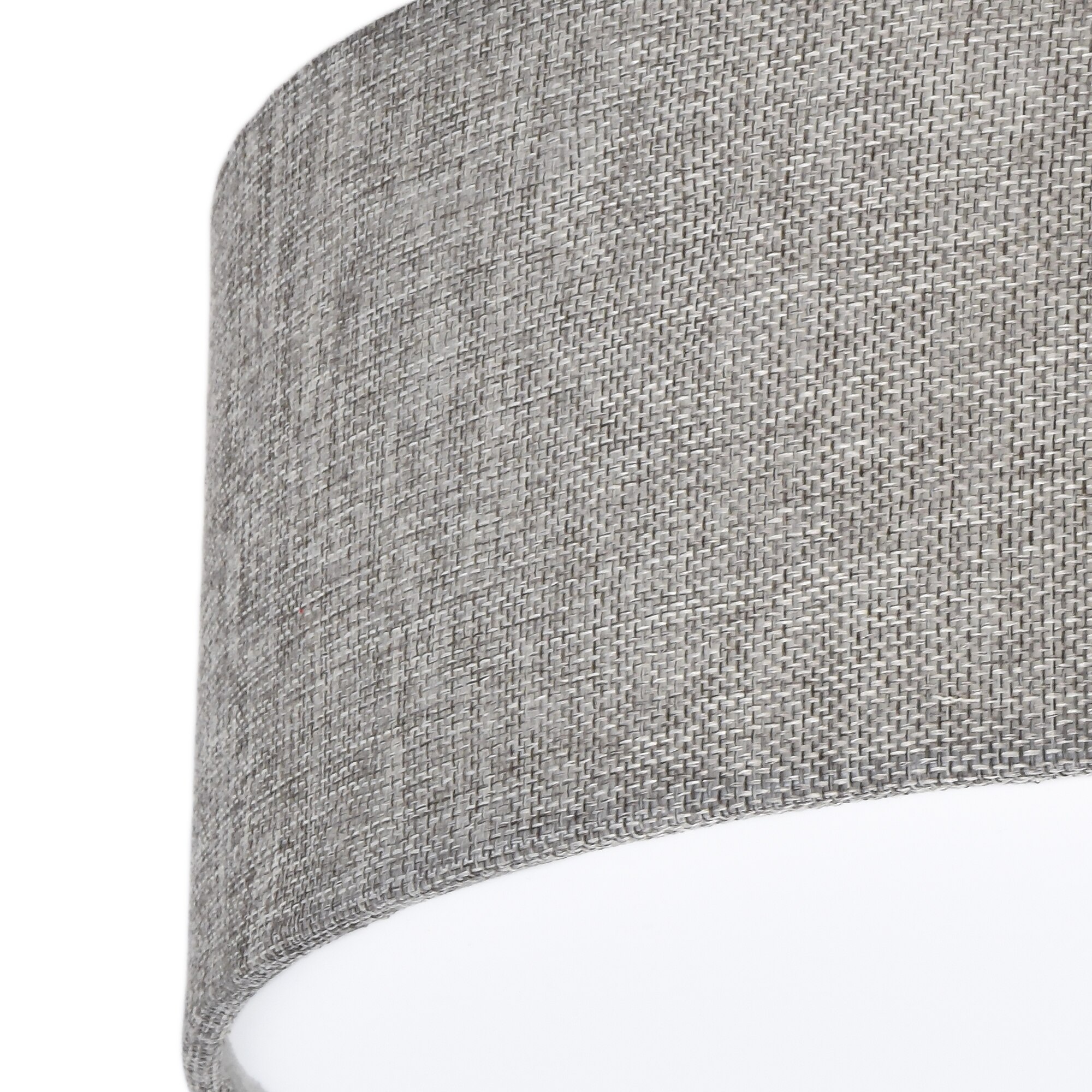 Плафон Electro Style, MOON, Метал, PVC, Текстил, Сив, 45x 13 - eMAG.bg