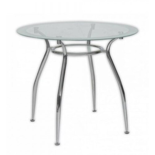 Masa din sticla, 90 x 75 cm, Transparent - eMAG.ro