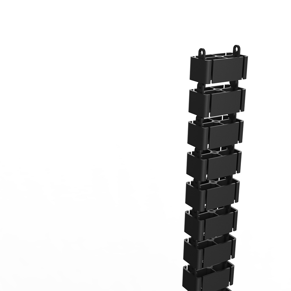 Sistem mascare flexibil cabluri RSB, 128 cm, culoare Negru - eMAG.ro