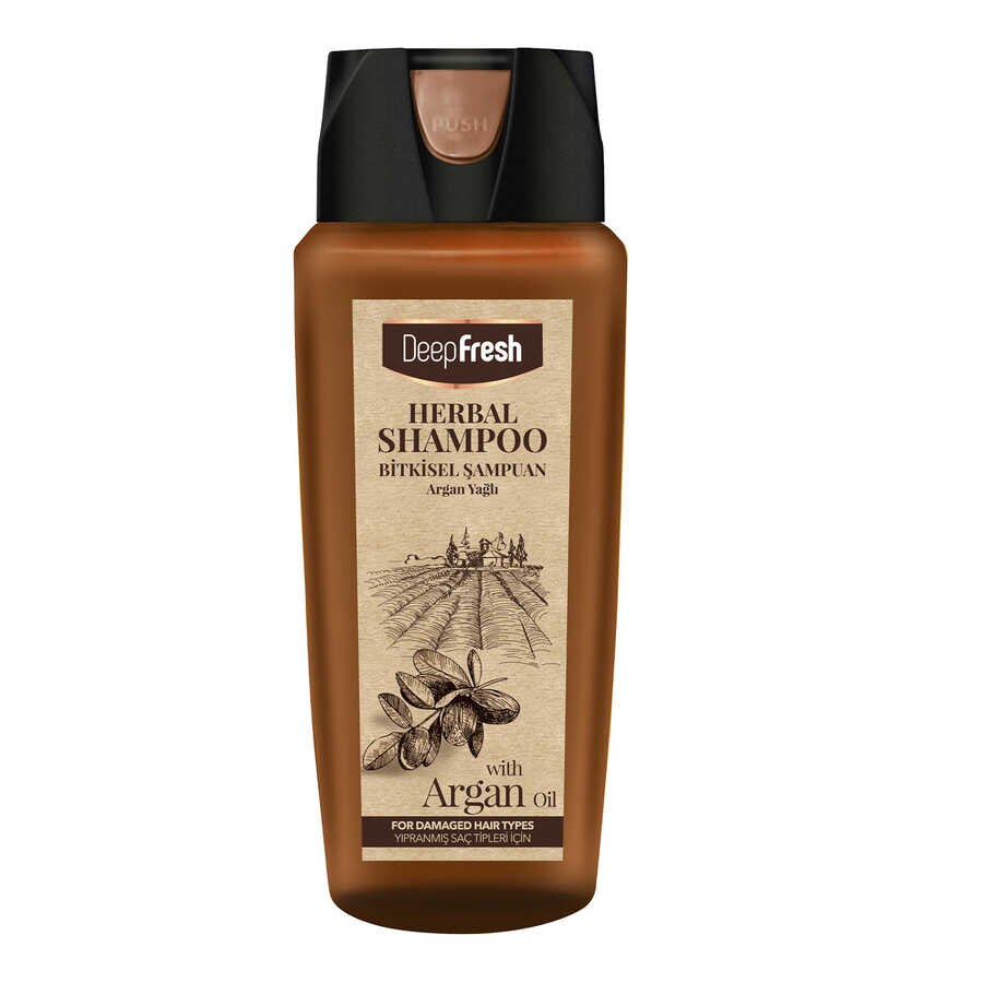 Sampon vegan cu extract din ulei de argan Deep Fresh, 500 ml - eMAG.ro