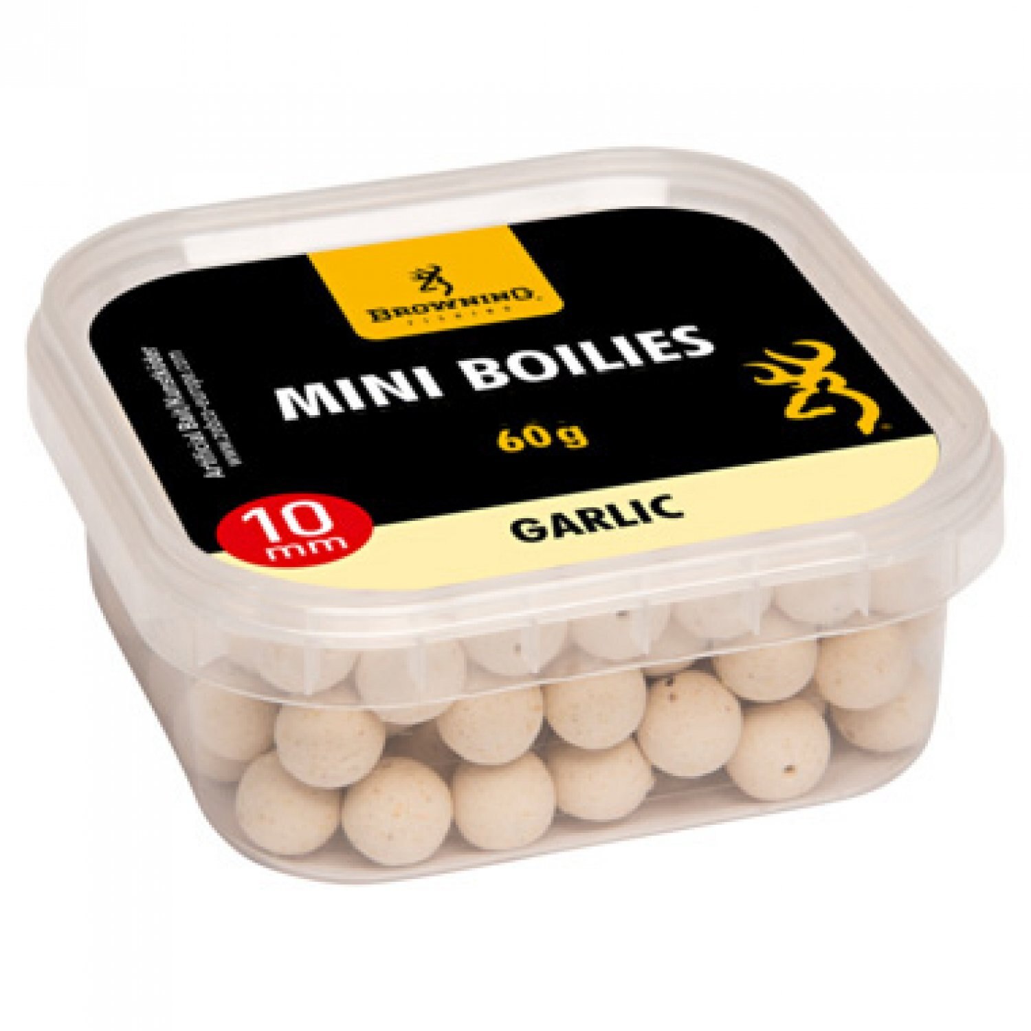 Boilies Mini Boilie pre-drilled white/nature Garlic 10mm - eMAG.ro