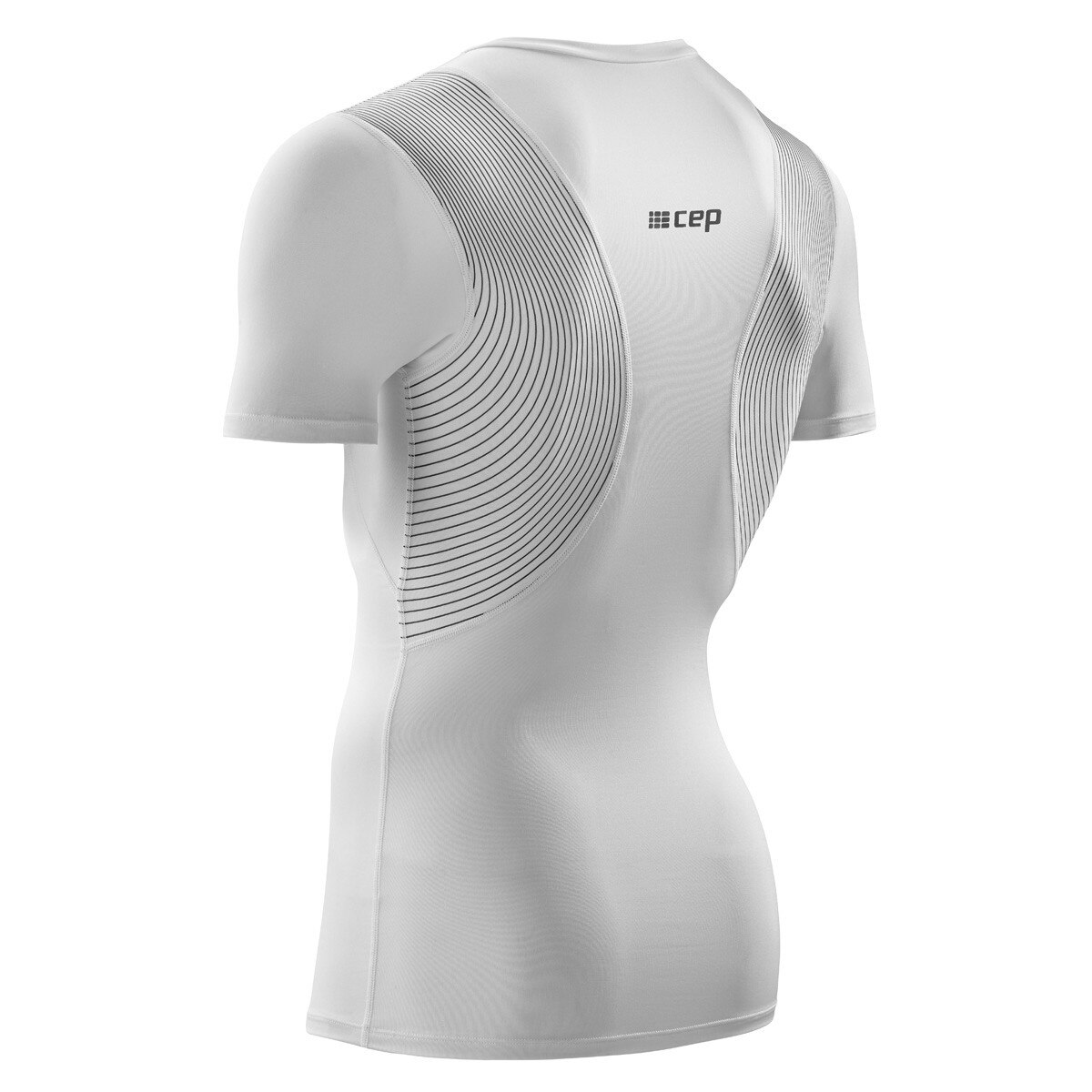 Tricou de Compresie Cep Wingtech, Maneci Scurte, Barbati, Alb, L - eMAG.ro