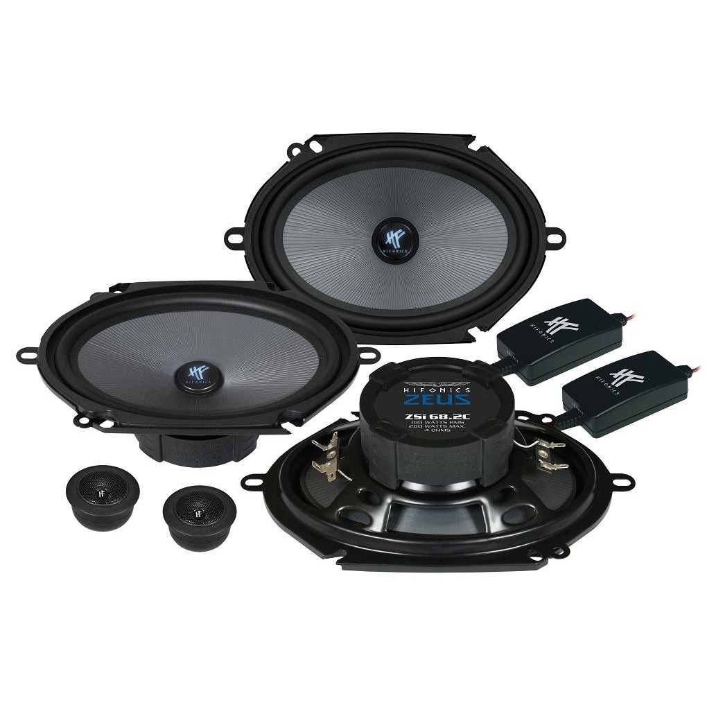 Sistem difuzoare auto HiFonics Zeus 200 W 15 x 20 cm ZSi-68.2C - eMAG.ro