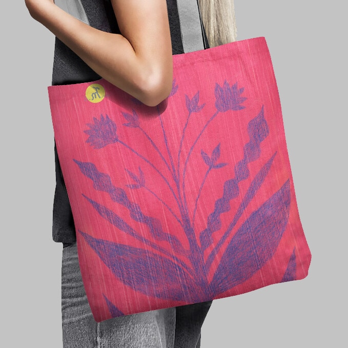 Geanta Handmade Tote Basic, Mulewear, Botanic Flori Speciale Fenalia ...