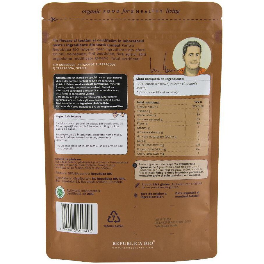 Roscove pudra Republica BIO, 200g - eMAG.ro