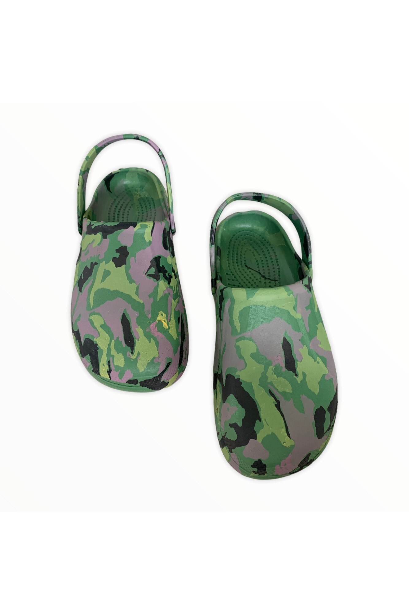 Saboti pentru gradina, verzi, marimea 42-43, model camuflaj - eMAG.ro