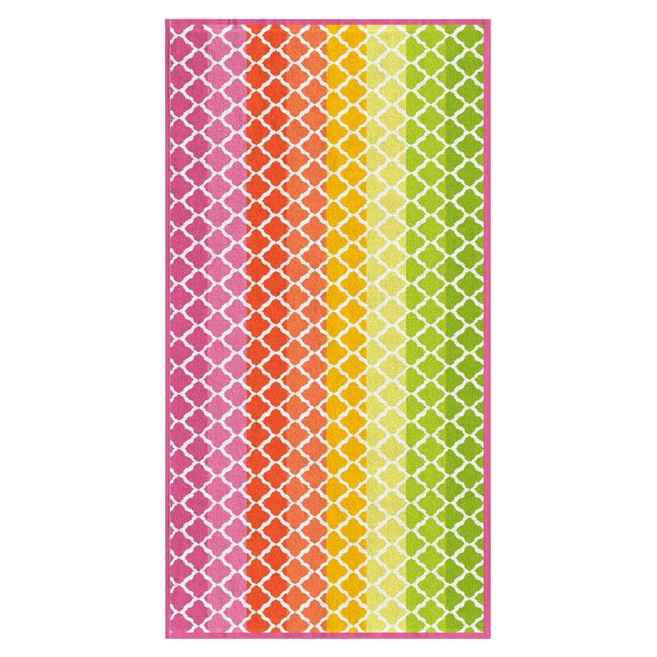 Prosop de plaja colorat, Lioness, 90 x 170 cm - eMAG.ro