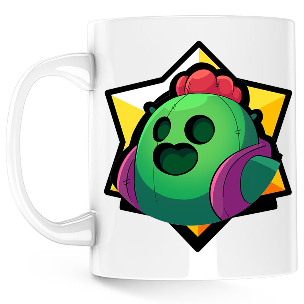 Кана Brawl Stars Spike Green, бяла, 330 мл - eMAG.bg