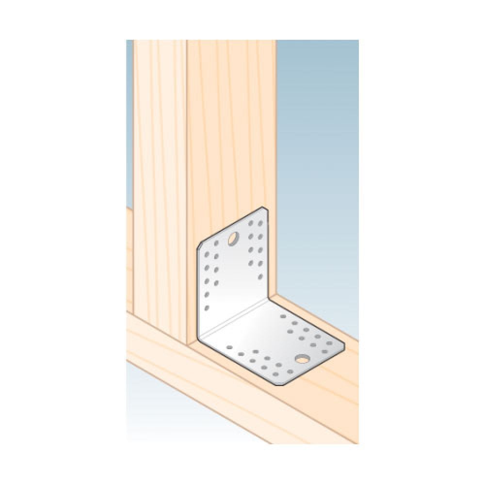 Set 50 simplu coltar perforat pentru lemn Vinclu, Montana, 90 grade ...