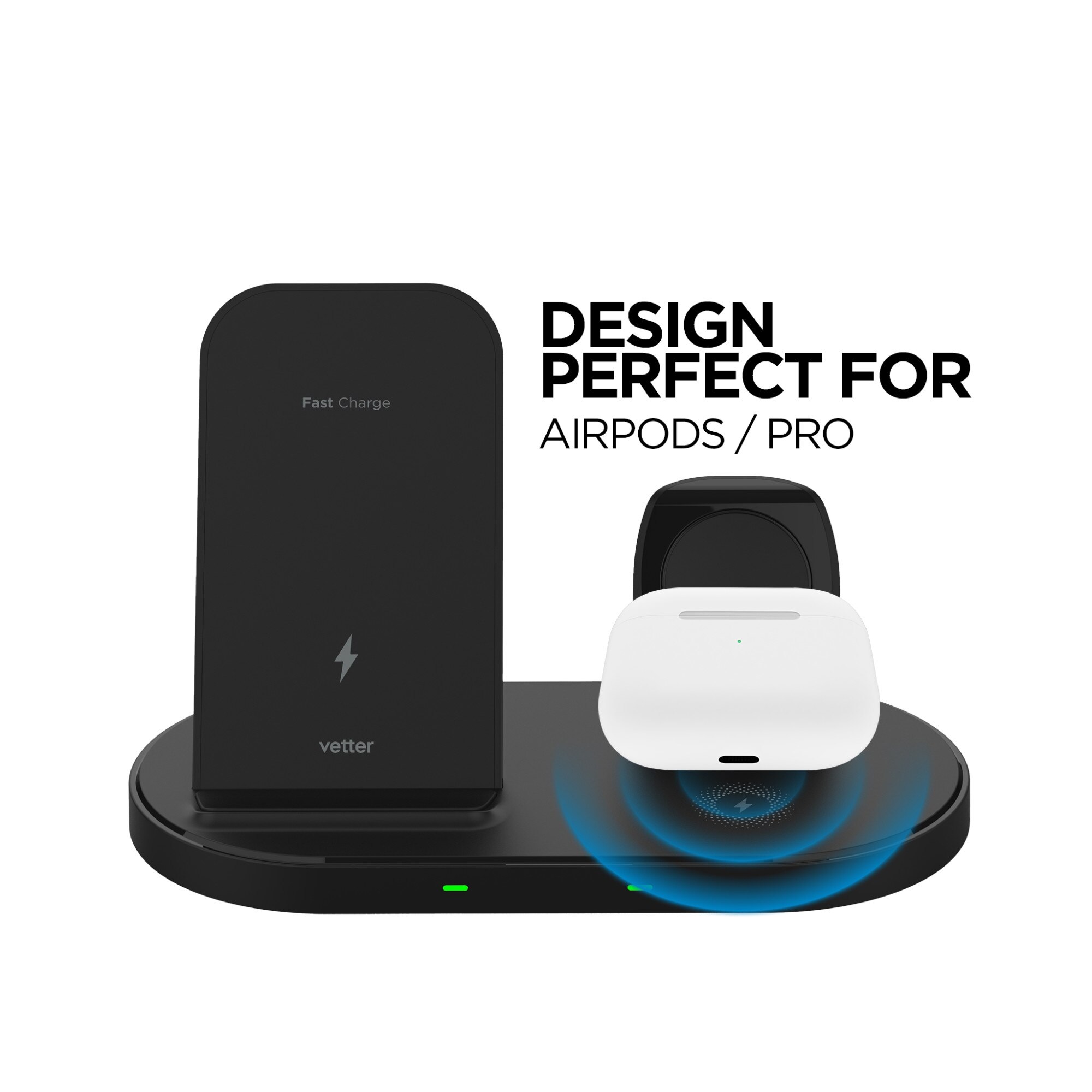 Statie de incarcare 3in1 iBase Fusion pentru iPhone, Apple Watch si ...