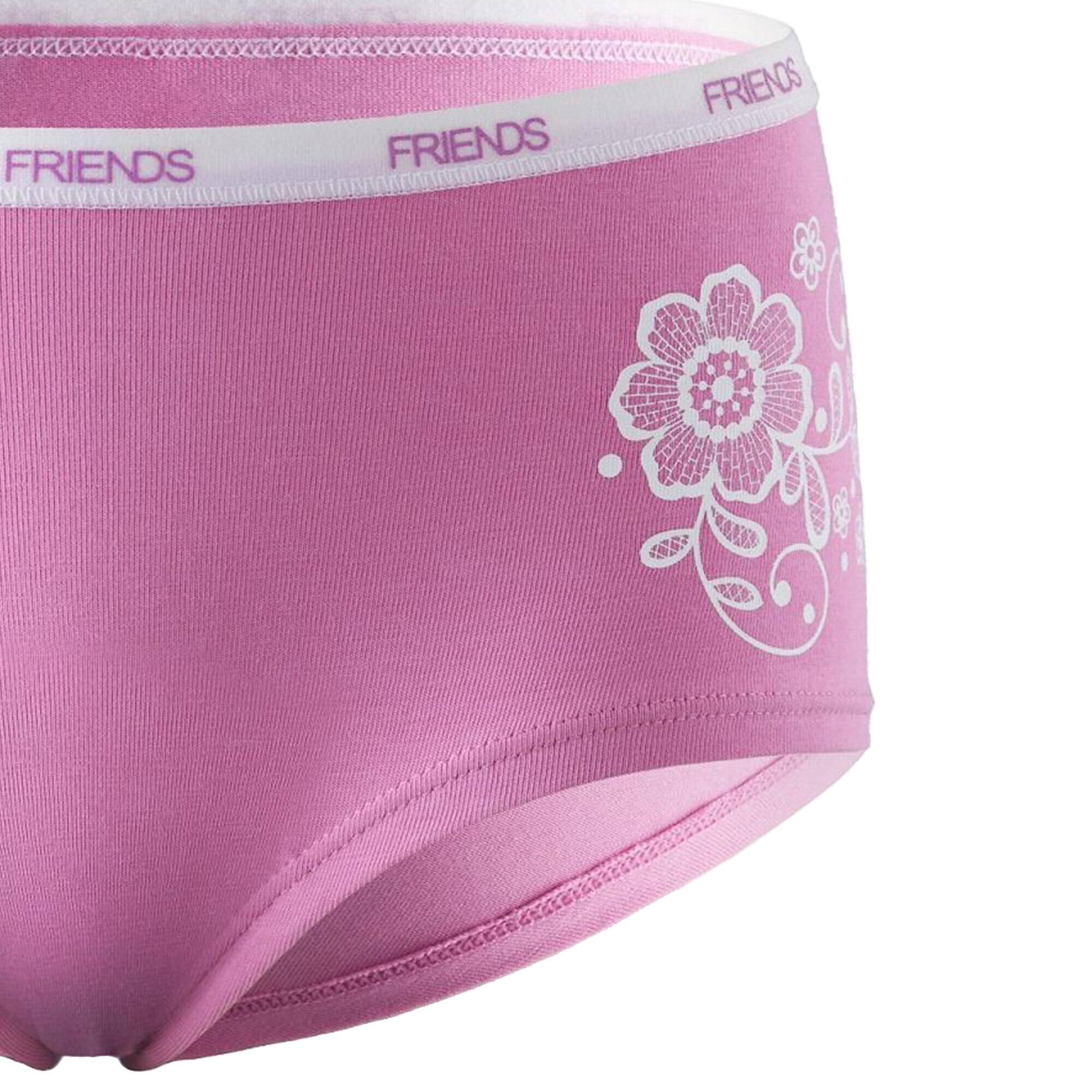 Boxeri Fete, Friends, 4364-37-134, Bumbac, Roz, 134-140 cm - eMAG.ro