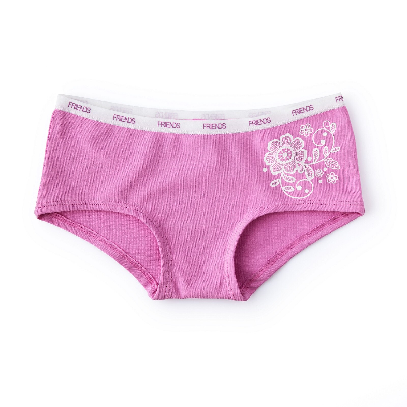 Boxeri Fete, Friends, 4364-37-134, Bumbac, Roz, 134-140 cm - eMAG.ro