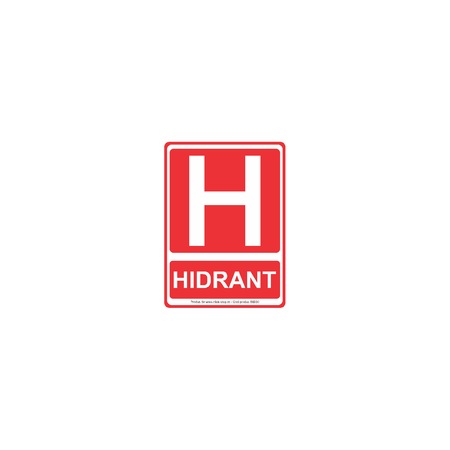 Indicator PSI - Hidrant, S8000, 300x400mm, Autocolant PVC - eMAG.ro