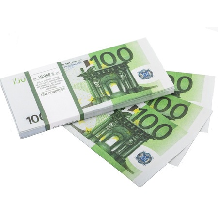 Teanc 80 bancnote recuzita 100 euro - eMAG.ro