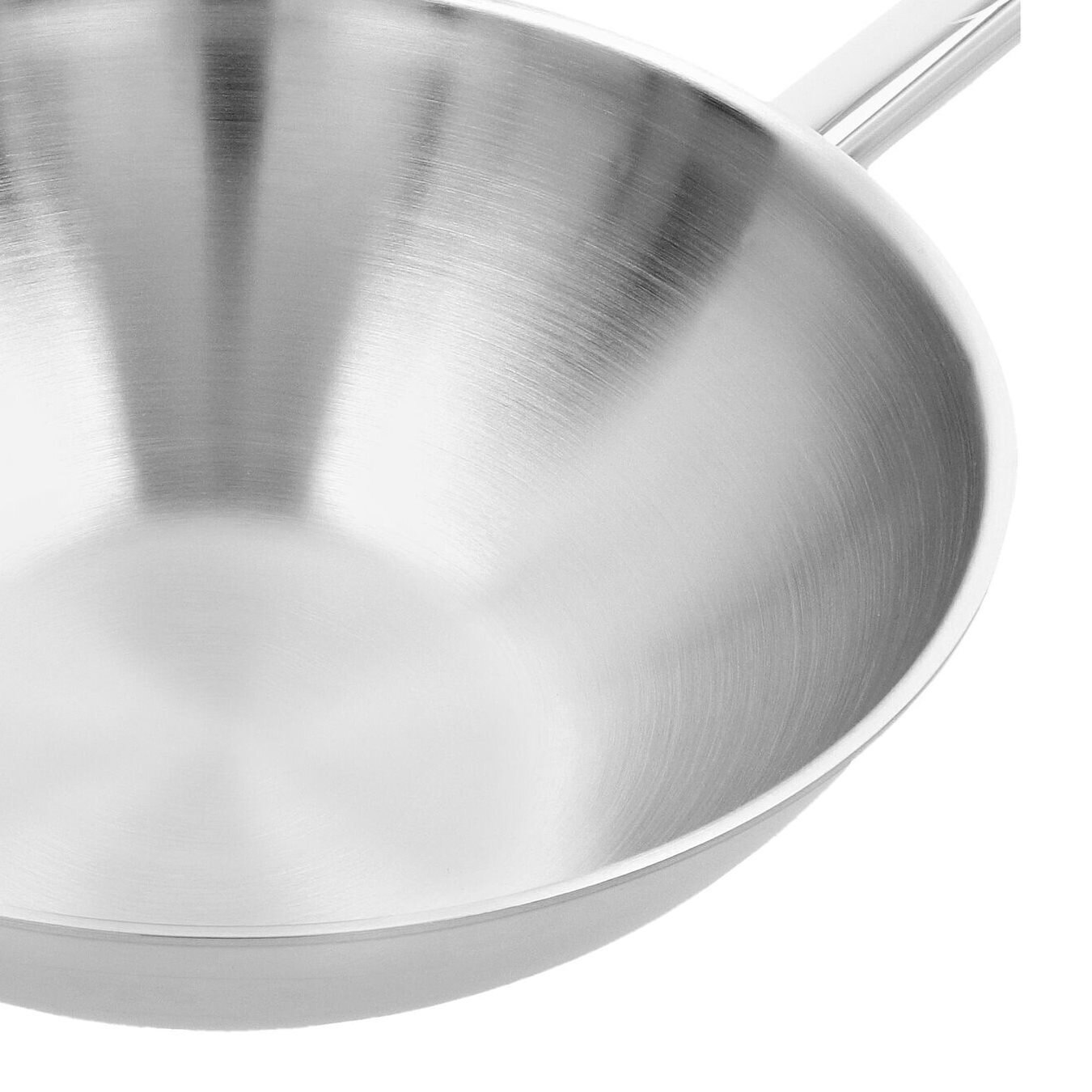 Tigaie wok, inox, 7-Ply, 26cm/3L - Demeyere - eMAG.ro