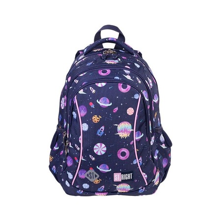 Ghiozdan clasele I-IV, 3 compartimente, Majewski, Gama St. Right ...