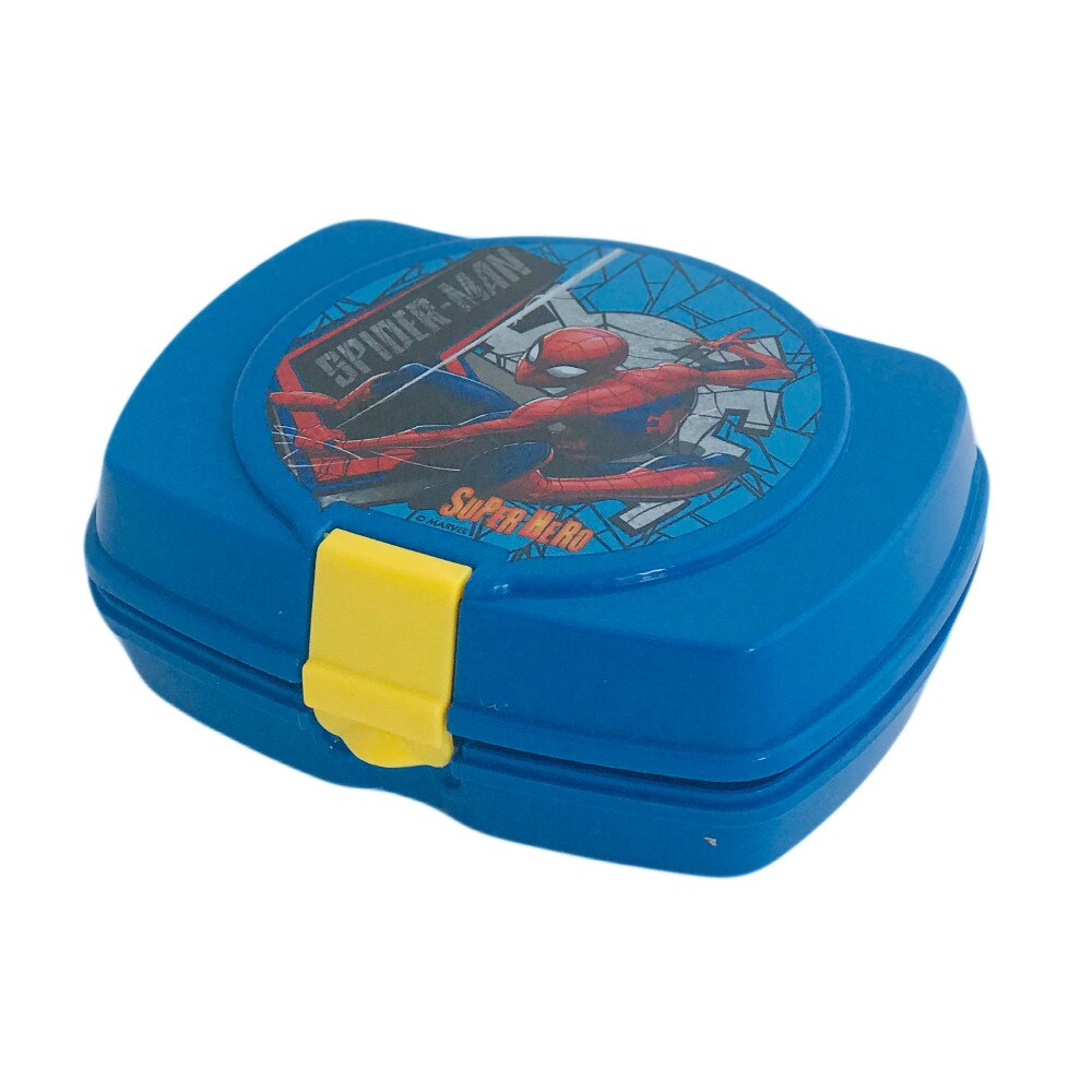 Cutie sandwich Spider Man din plastic cu deschidere pe clips - eMAG.ro